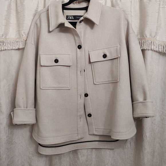 Zara Manteco | Jackets & Coats | Zara Shacket | Poshmark